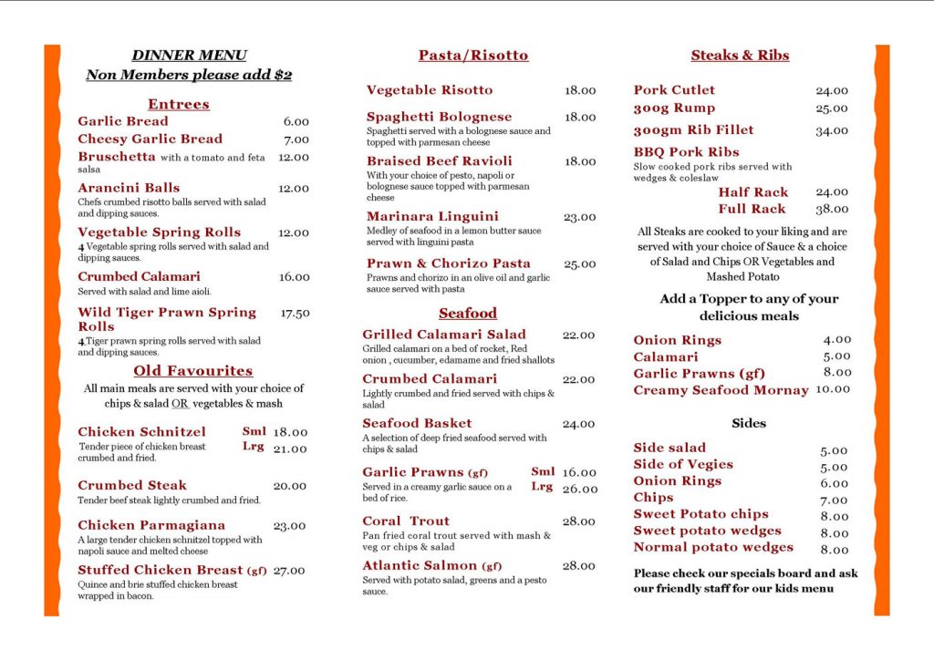 Dining - Tigers Leagues Club